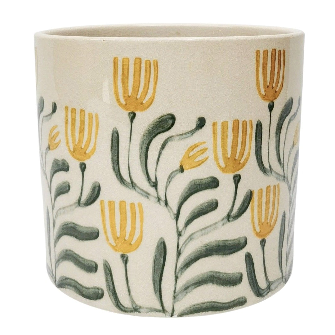 Pilbra Planter - Yellow | Plantsmith Indoor Plants Melbourne