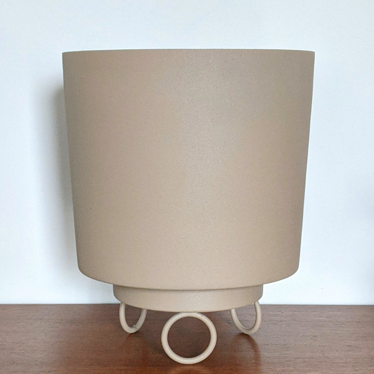 Astrid Metal Planter - Tan | Plantsmith Indoor Plants Melbourne
