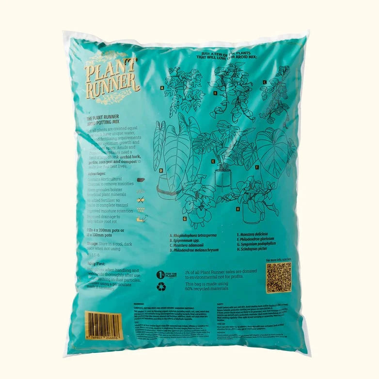 Plant Runner Aroid Potting Mix - 15L Bag | Plantsmith Indoor Plants ...
