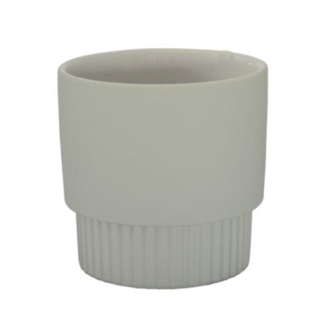 Benito Planter Light Grey - Small | Plantsmith Indoor Plants Melbourne