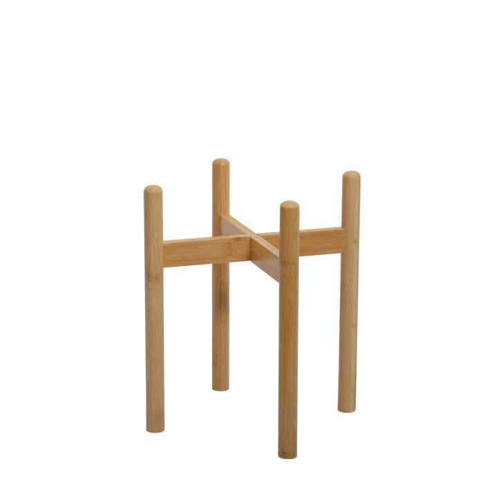 Bamboo Wooden Plant Stand | Plantsmith Indoor Plants Melbourne