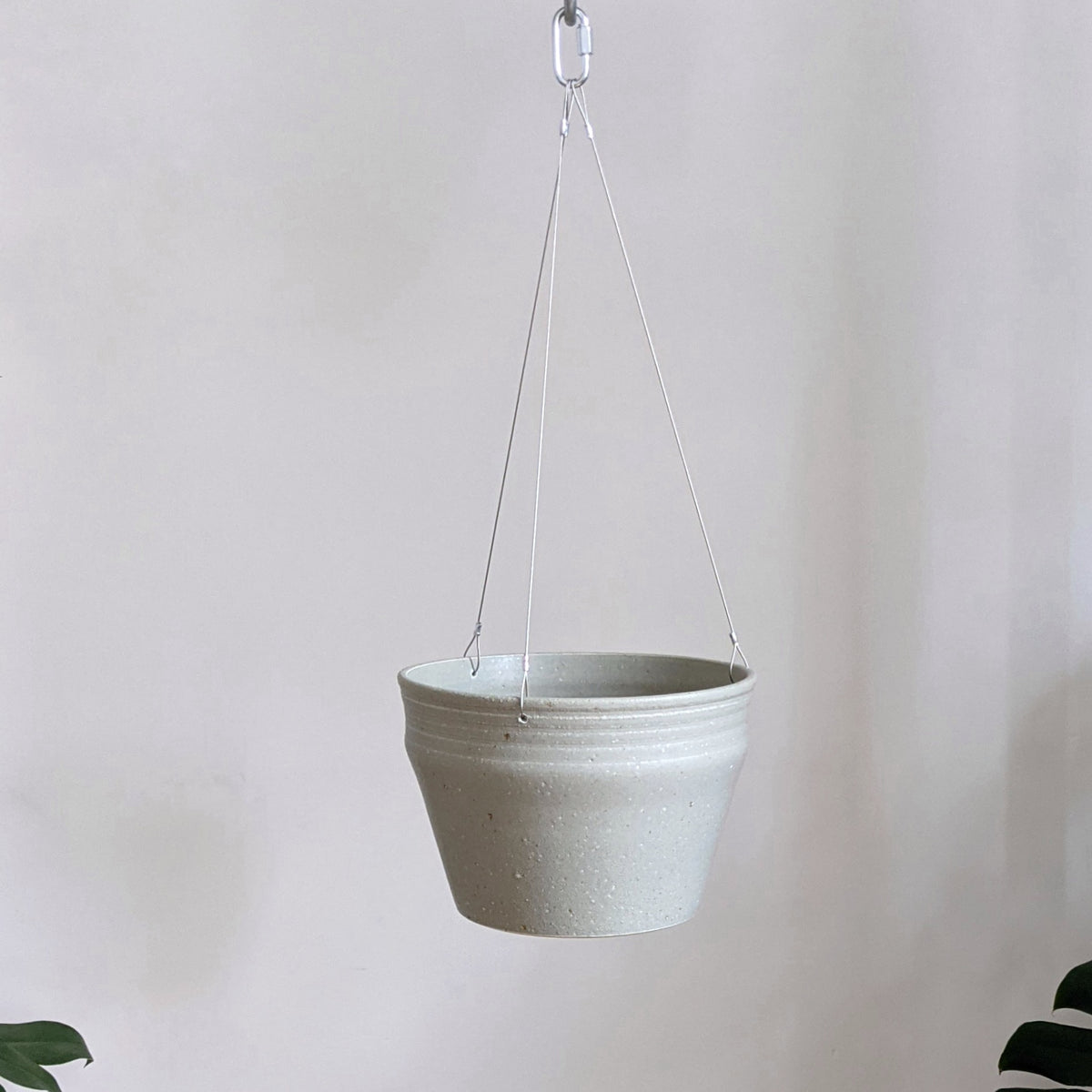 Alison Frith Hanging Planter Raku Blend - Lichen Green | Plantsmith ...