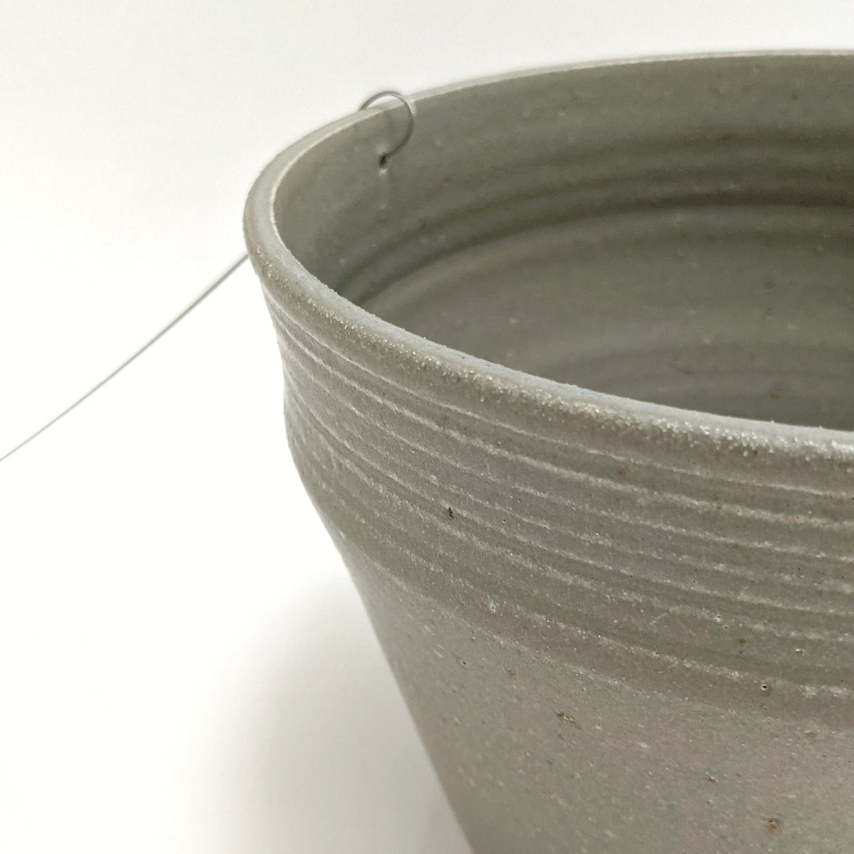 Alison Frith Hanging Planter Raku Blend - Lichen Green | Plantsmith ...