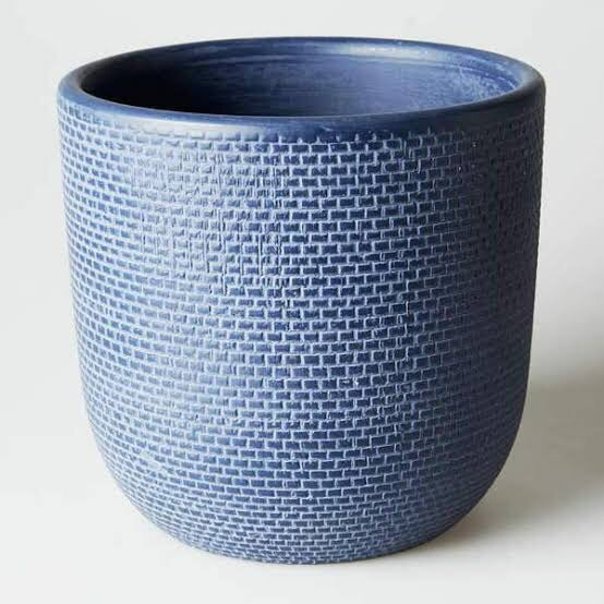 Tweed pot - Indigo | Plantsmith Indoor Plants Melbourne